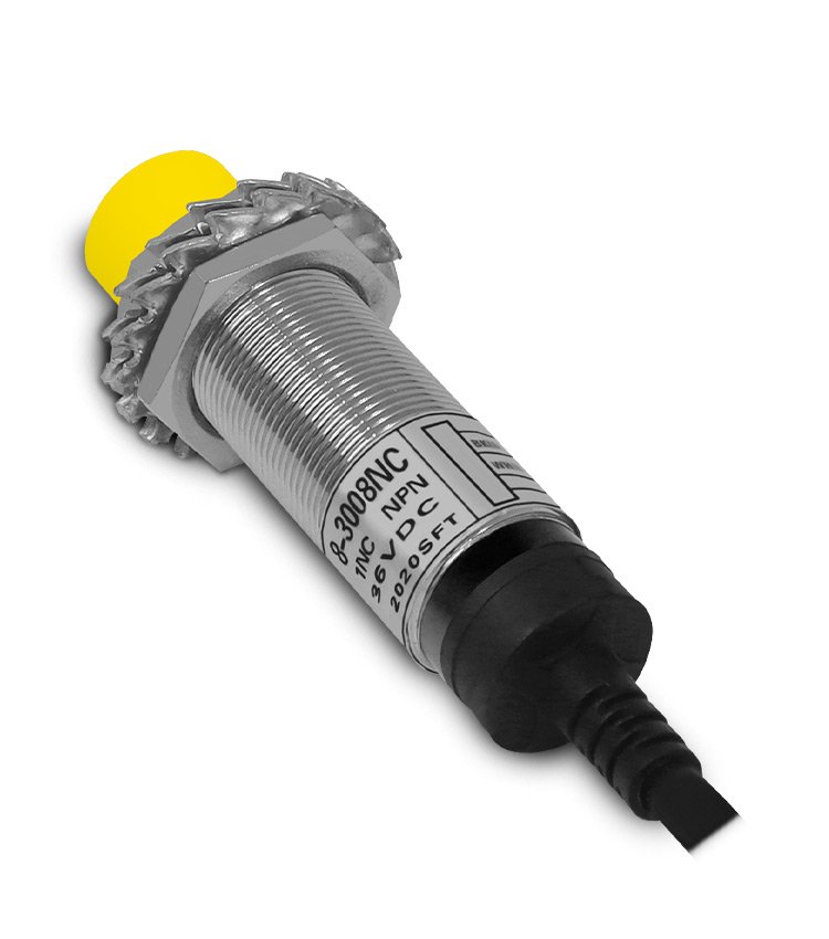 Sensor Indutivo Cabo LM18-3008NC Não Faceado 18mm 6Vcc à 36Vcc NPN / NA + NF Sibratec