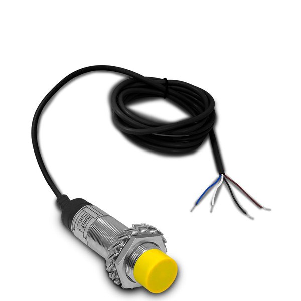 Sensor Indutivo Cabo LM18-3008NC Não Faceado 18mm 6Vcc à 36Vcc NPN / NA + NF Sibratec
