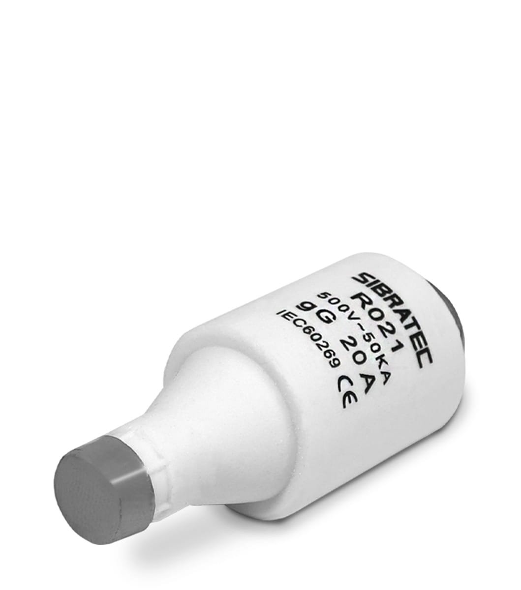 Fusível Diazed Retardado RO21 20A 500V 50kA Sibratec