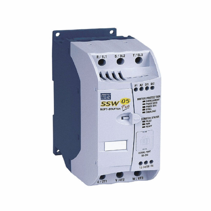 Soft-Starter de Partida Estática SSW05 23A 220V / 460V Weg