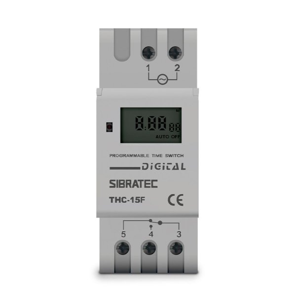Programador de Horário Timer THC-15F Bivolt 16A Programação Semanal ...