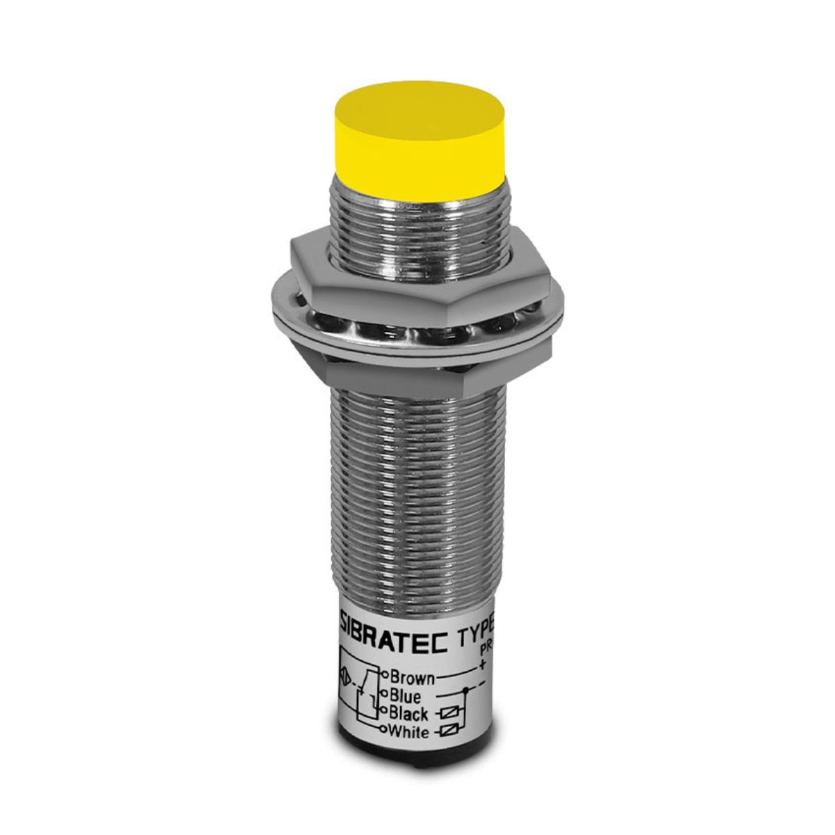 Sensor Indutivo Cabo LM18-3008PC Não Faceado 18mm 6Vcc à 36Vcc PNP / NA + NF Sibratec