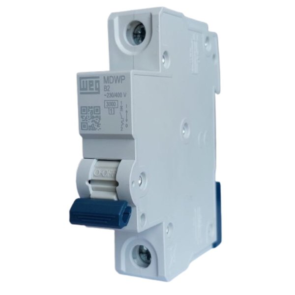 Disjuntor Mini Monopolar MDWP 2A Curva B Weg