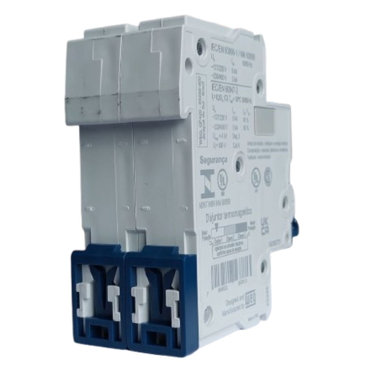 Disjuntor Mini Bipolar MDWP 10A Curva C Weg