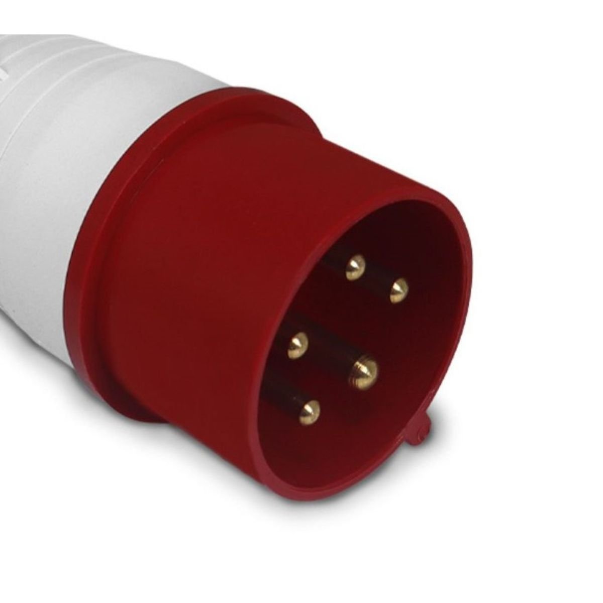 Plugue 015 3P + N + T 6H 380Vac / 16A Vermelho IP44 Sibratec