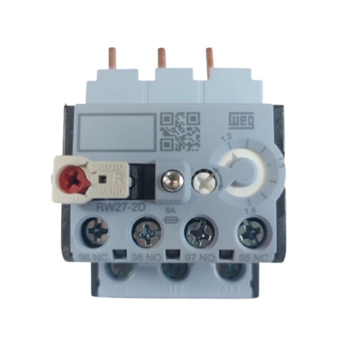 Relé Sobrecarga Térmico Tripolar RW27 1,2A à 1,8A Para CWB Weg